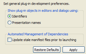 Eclipse Platform Plug-in Development Environment Guide (Galileo ...