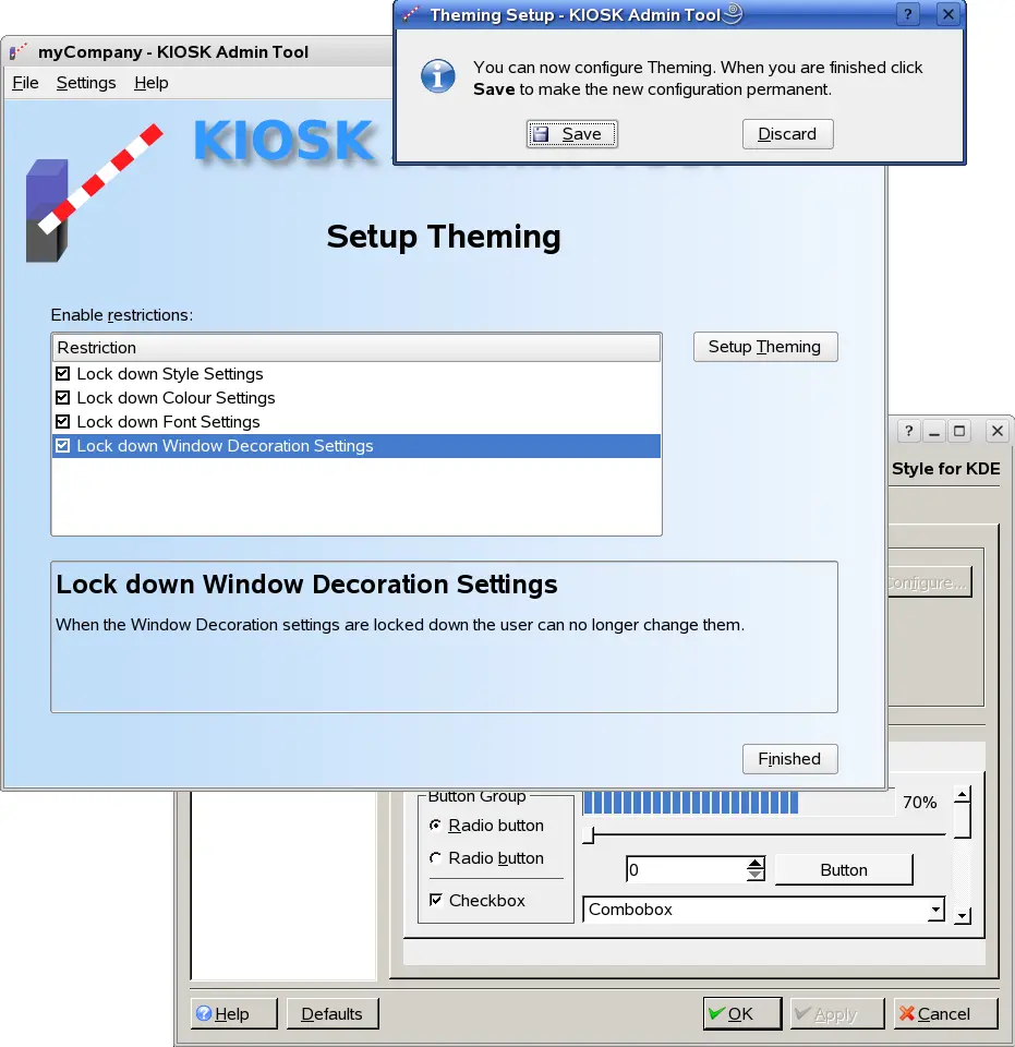 SUSE Linux Enterprise Desktop (SLED 10) - Deployment Guide - Managing Profiles Using the KIOSK ...